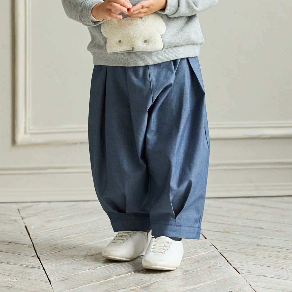 タックバルーンパンツ ネイビー 80・90・100cm – 10mois 公式オンラインショップ