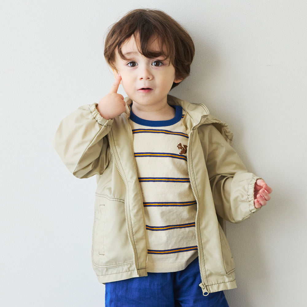 ポケッタブルウインドブレーカー ベージュ 70-80・80-90・90-100cm – 10mois 公式オンラインショップ