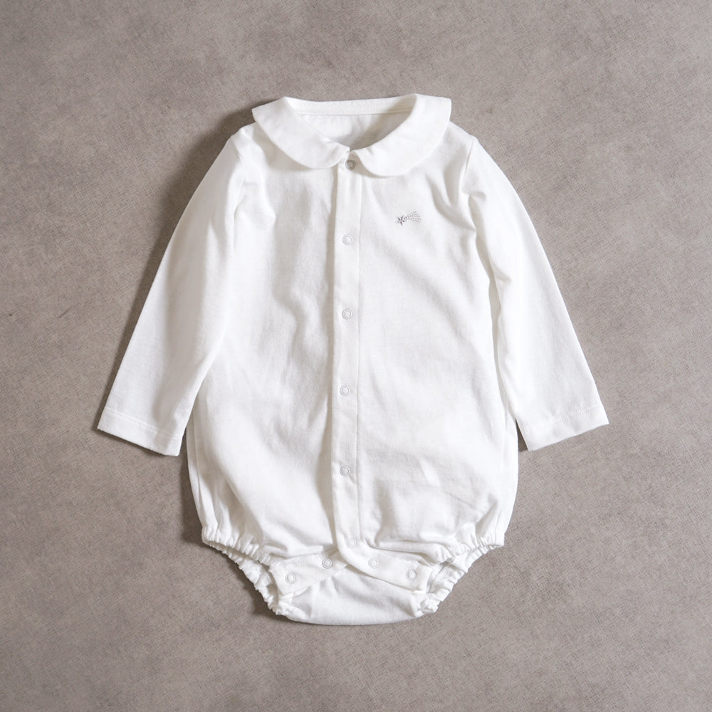star刺繍ボディ ホワイト 70・80cm – 10mois 公式オンラインショップ