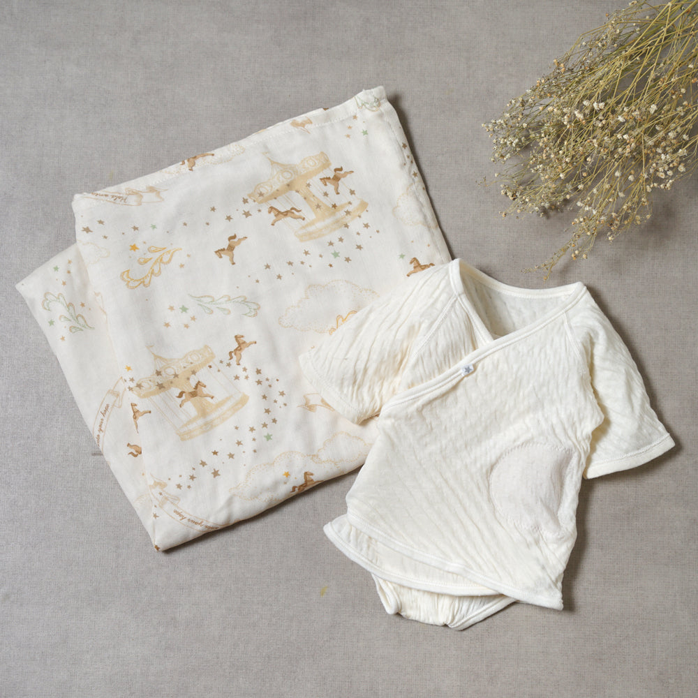 おくるみ・PATTO SATTO HADAGI 50-60cm きなりギフトセット – 10mois 公式オンラインショップ