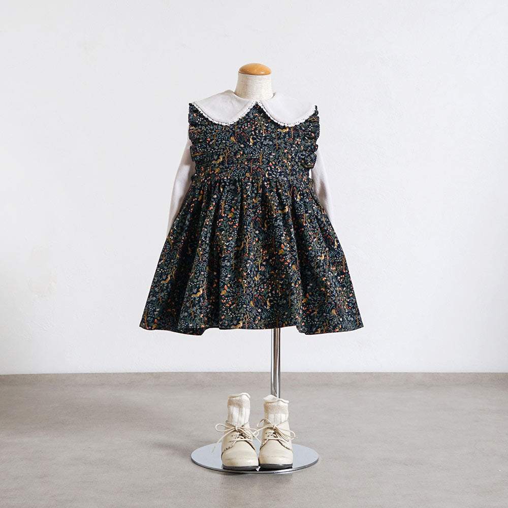 forestコーデュロイジャンパースカート ネイビー 80cm 90cm 100cm 110cm – 10mois 公式オンラインショップ